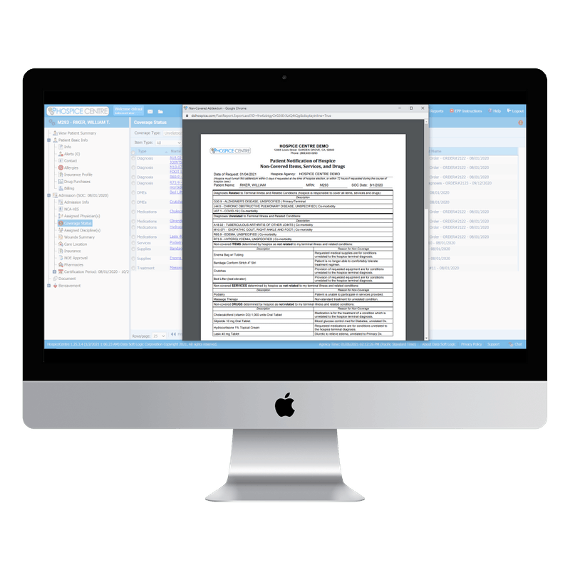 Data Soft Logic - Hospice Centre
